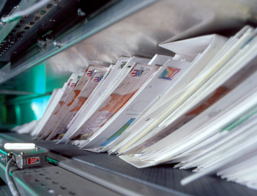 Average mailpieces processed each second - U.S. Postal Facts